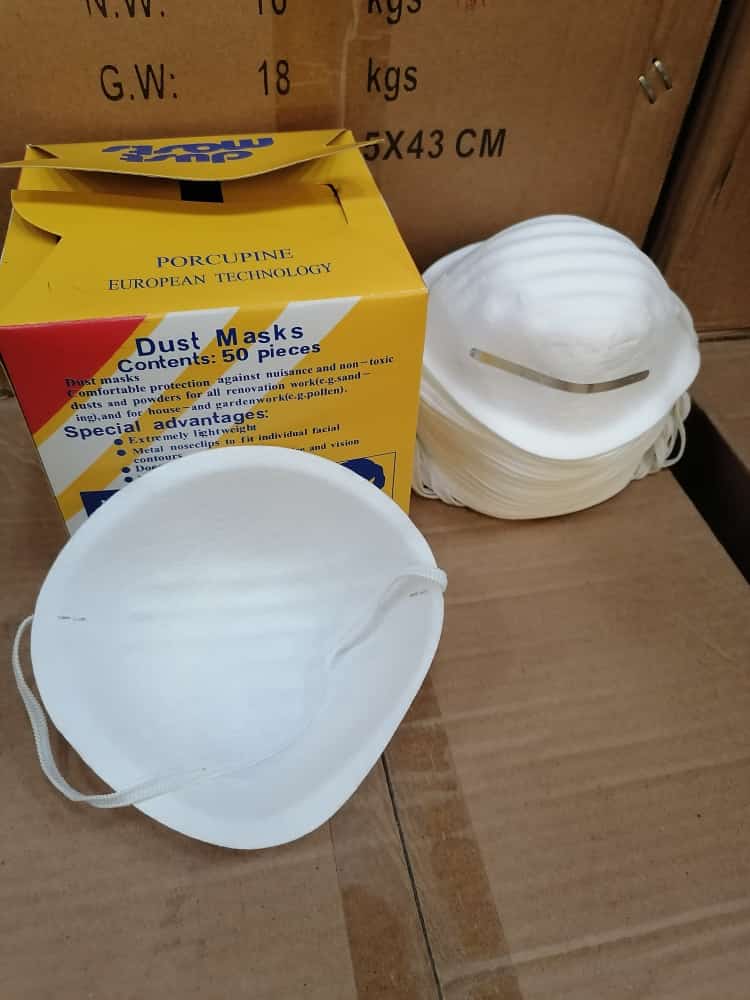 dust mask yellow packet kenya