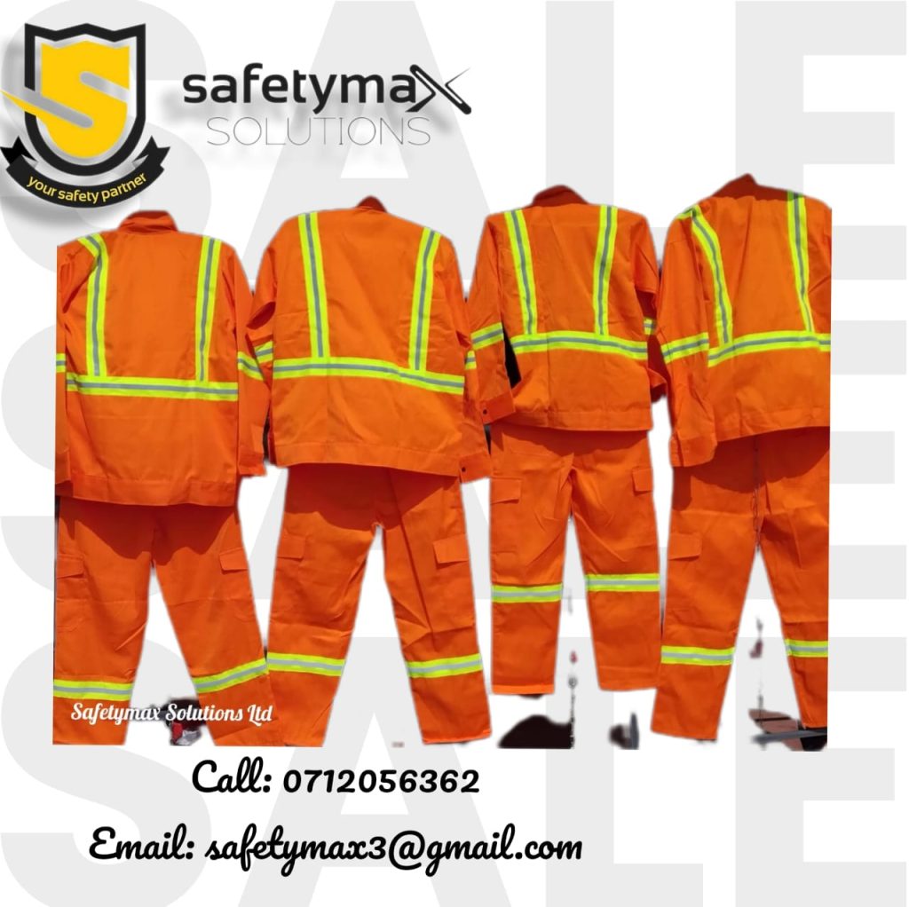 Reflective Overall orange Kenya – Safetymax
