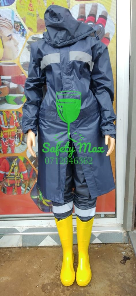 Raincoats with lining and reflector Kenya V.A.T Incl - Safetymax ...